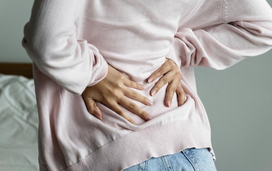 Can constipation cause bloating and back pain?