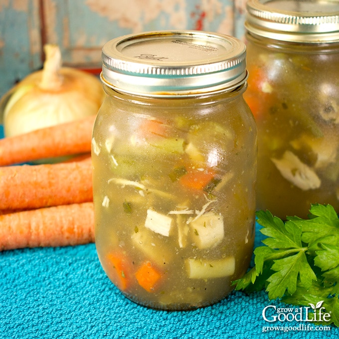 Can cooked soup be canned?