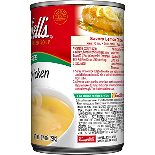 Can cream of chicken soup help you lose weight?