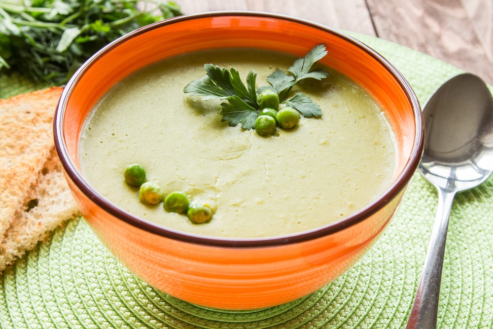 Can diabetics have pea soup?