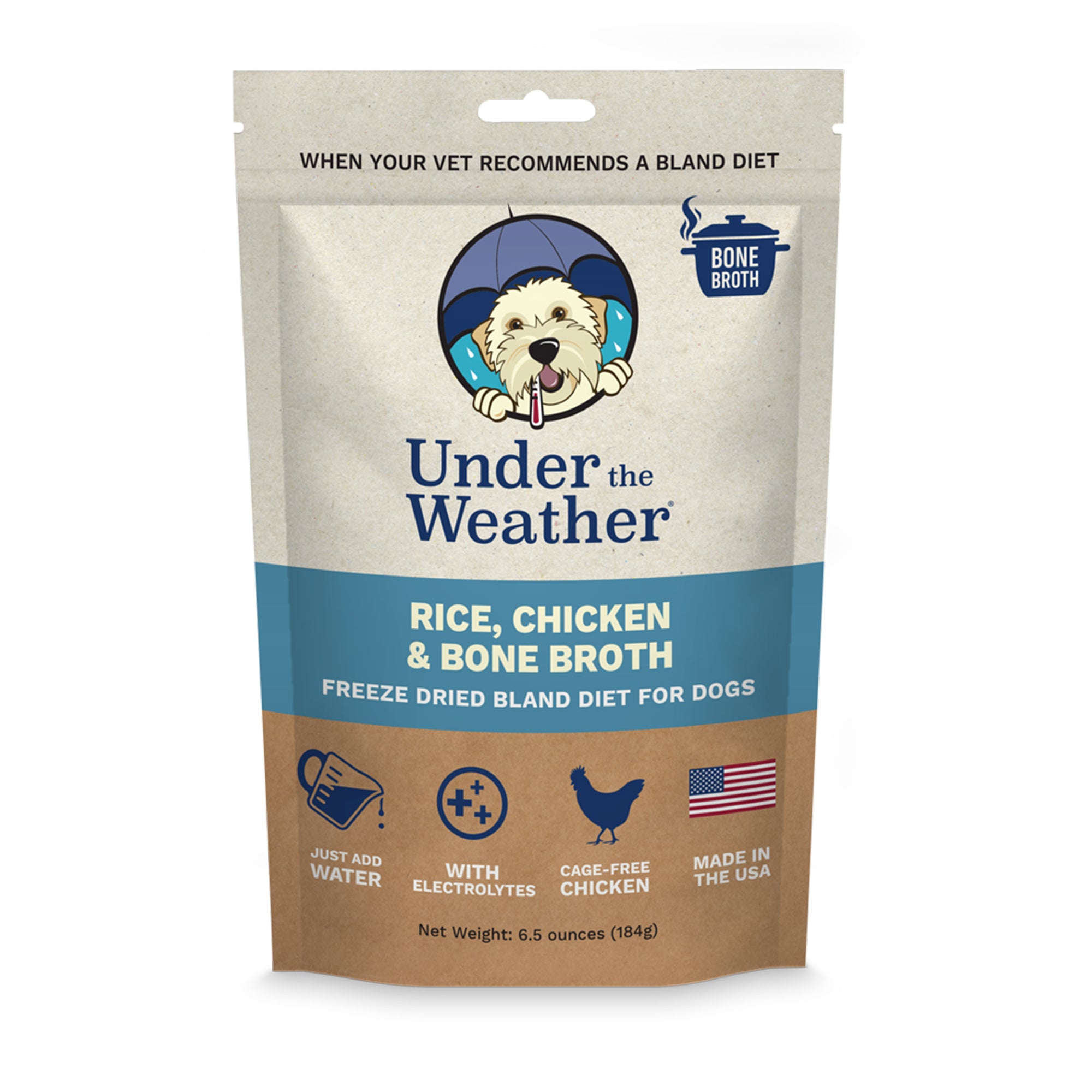 Can dogs have chicken broth on a bland diet?