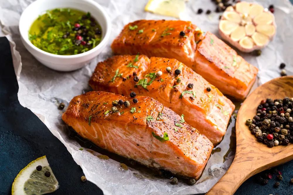 Can eating too much salmon be harmful?