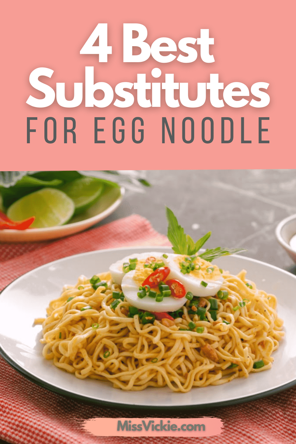 Can egg noodles be substituted for pasta?