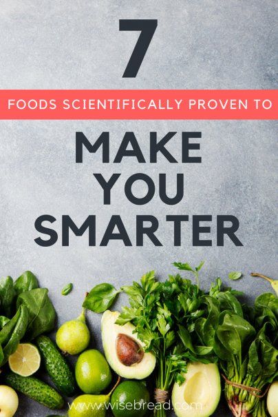 Can food make u smarter?