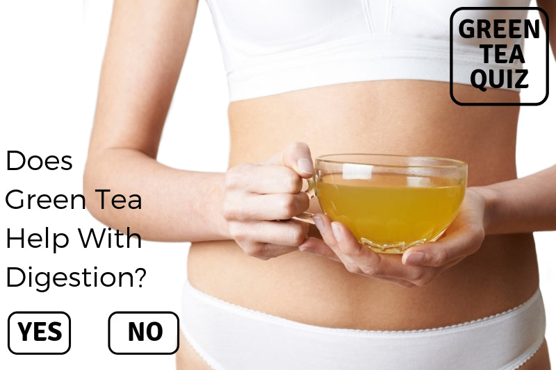Can green tea reduce gas in stomach?