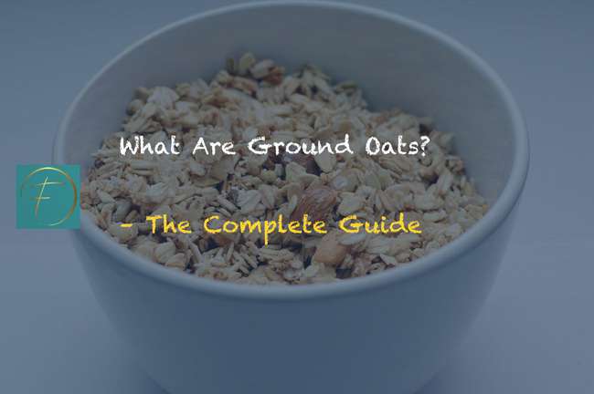Can ground oats be used as a thickener?
