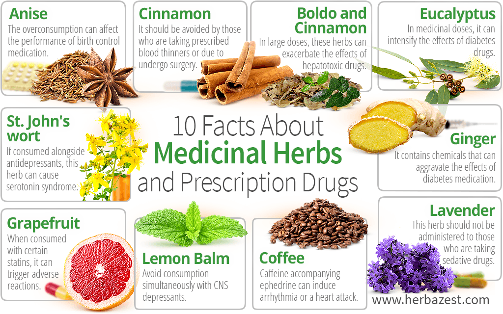 Can herbs interfere with prescription drugs?