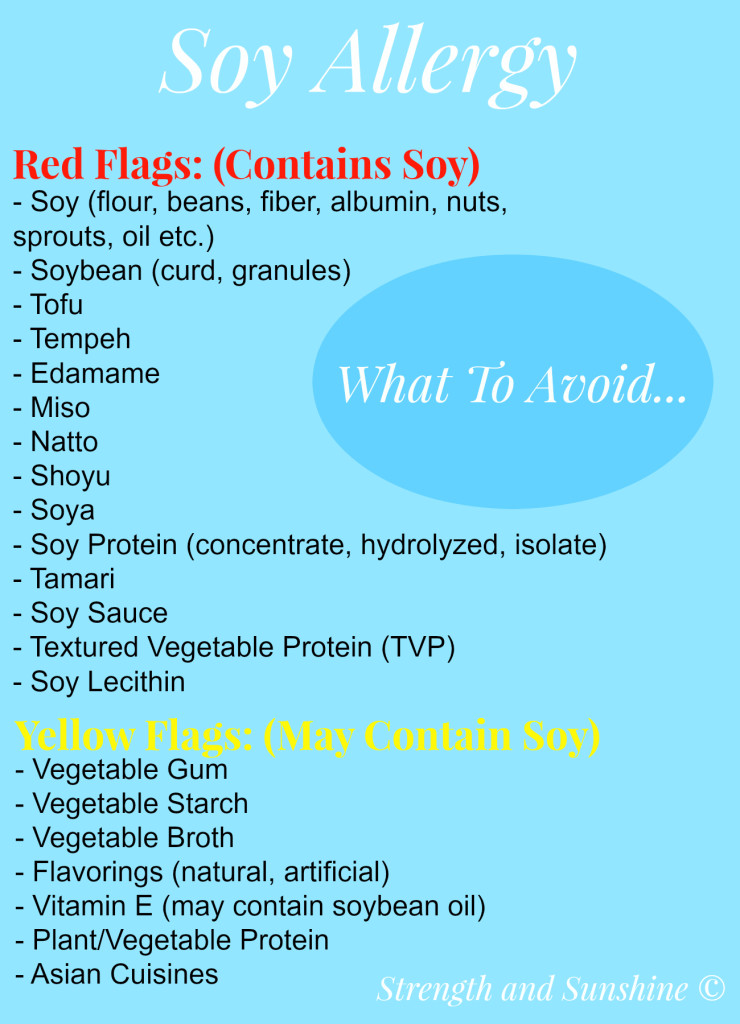 Can I be allergic to soy lecithin and soy oils?
