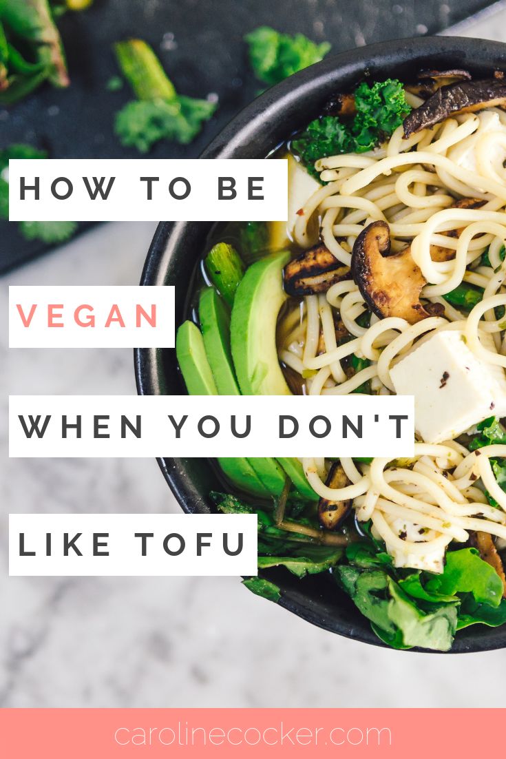 Can I be vegan if I dont like tofu?