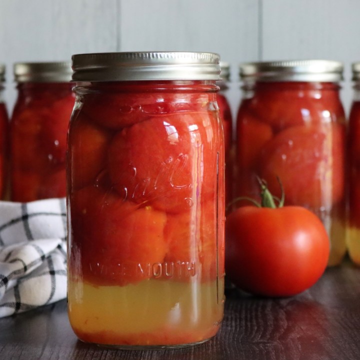 Can I can half a jar of tomatoes?