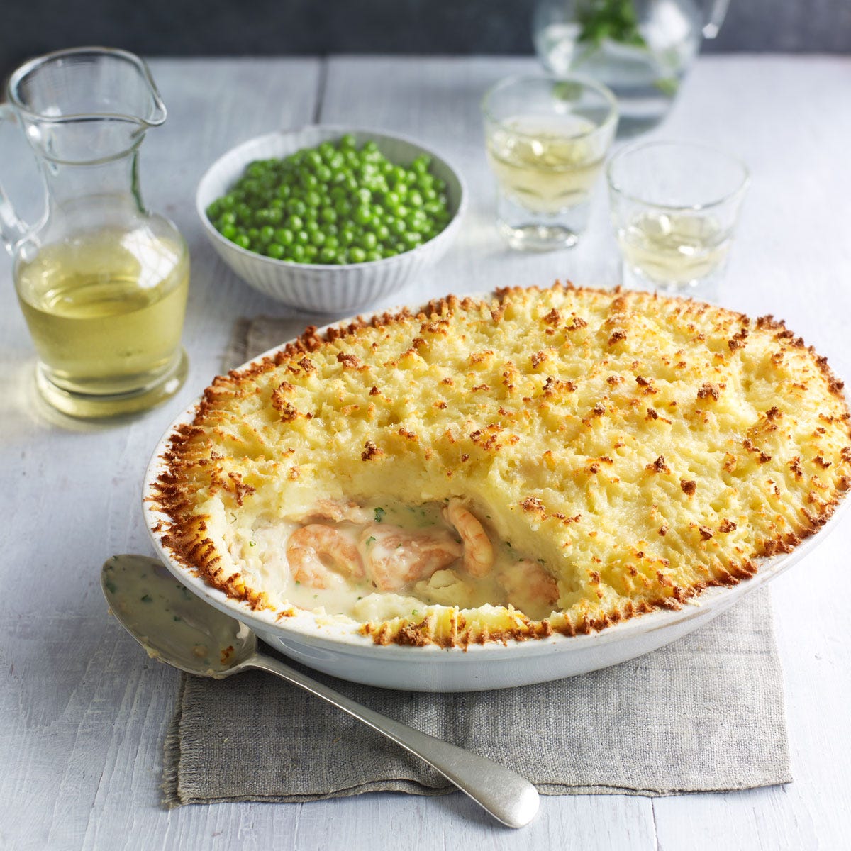 Can I cook a fish pie with the fish raw?