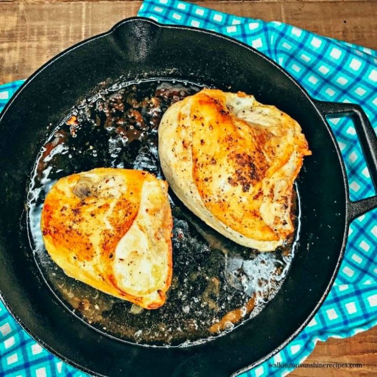 Can I cook frozen chicken in cast iron?