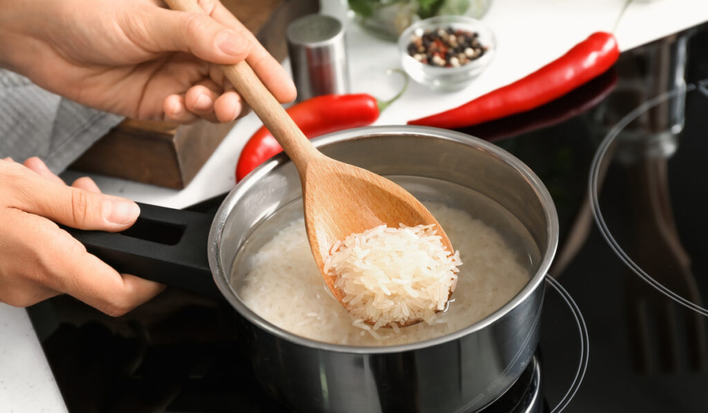 Can I cook rice in soup instead of water?