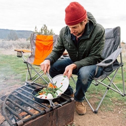 Can I cook while camping?