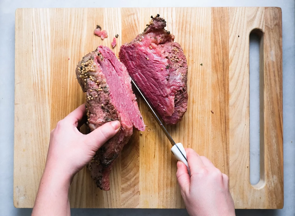 Can I cut a steak in half before cooking?