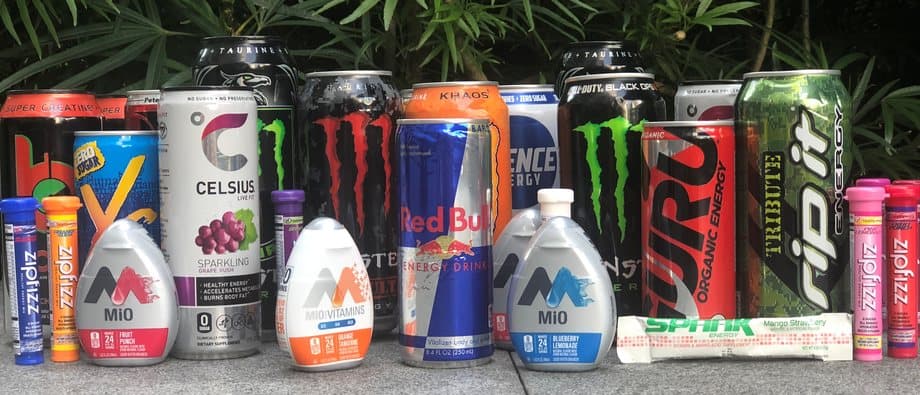 Can I drink energy drinks while running a half marathon?