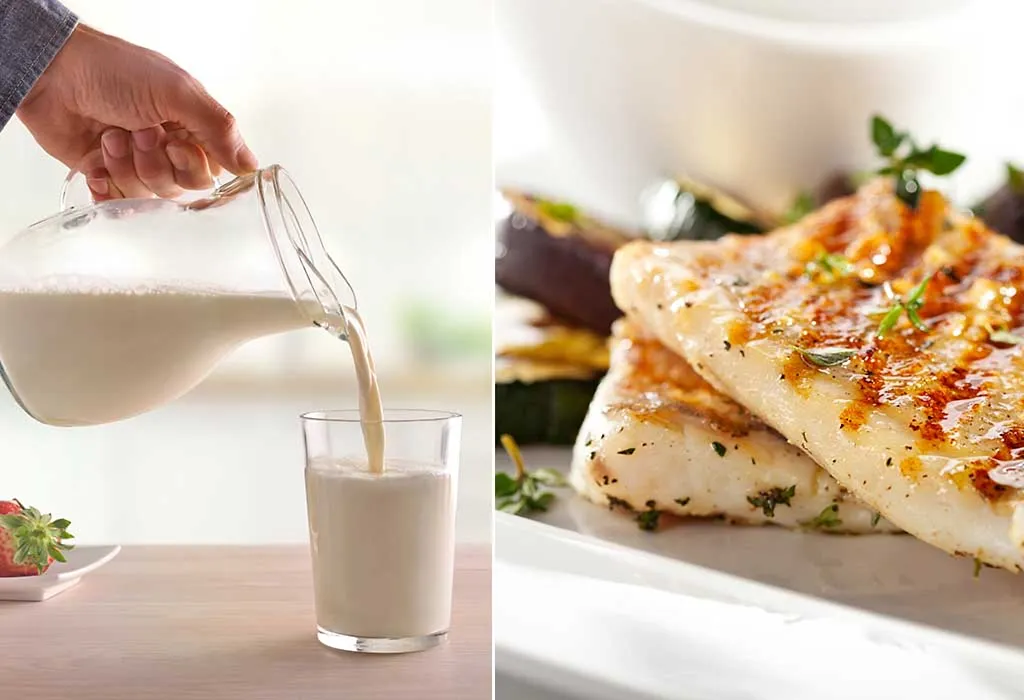 Can I drink milk after 2 hours of eating fish?