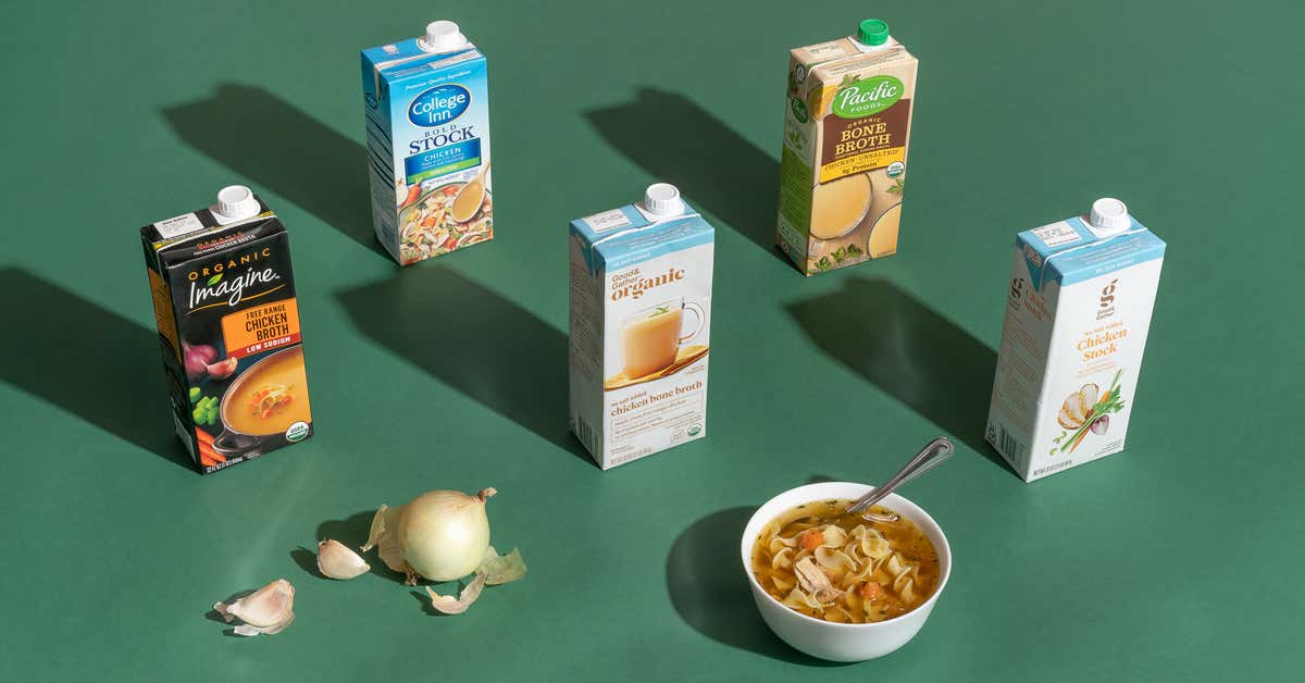 Can I drink store-bought chicken broth?