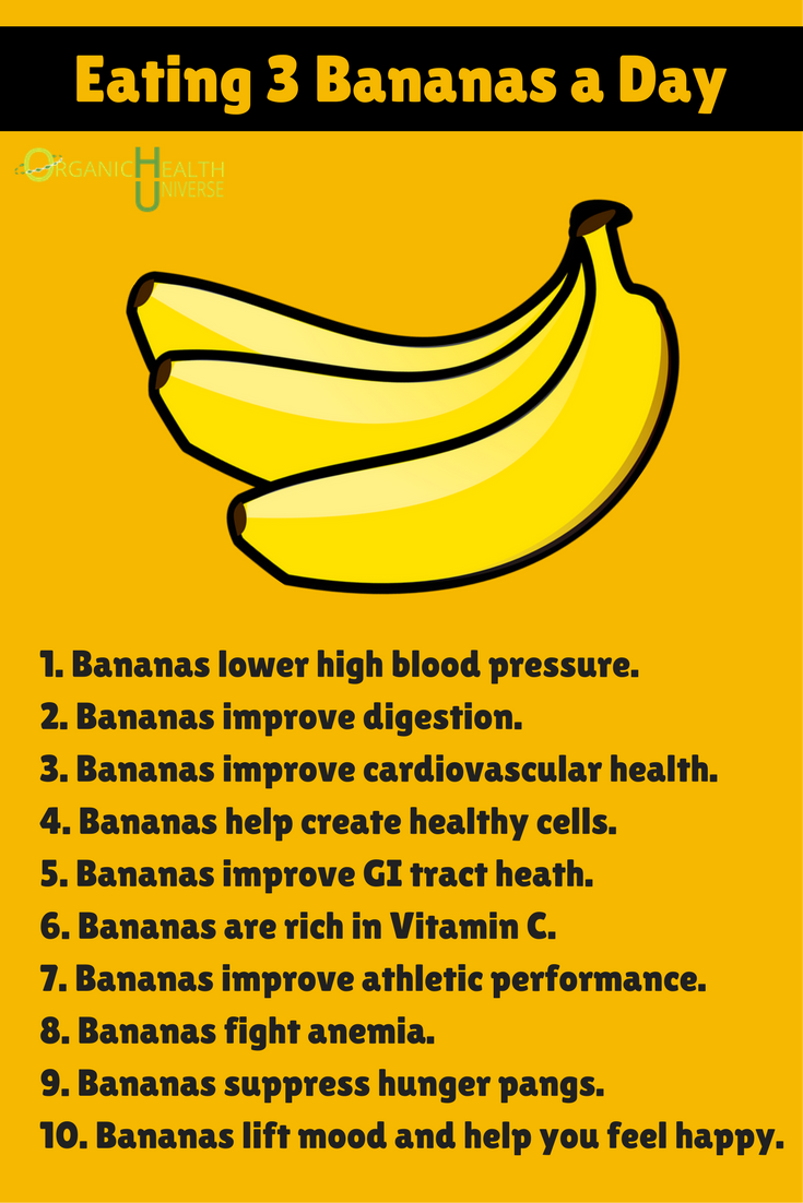 Can I eat 3 bananas a day?