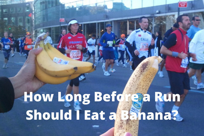 Can I eat a banana 30 minutes before a run?