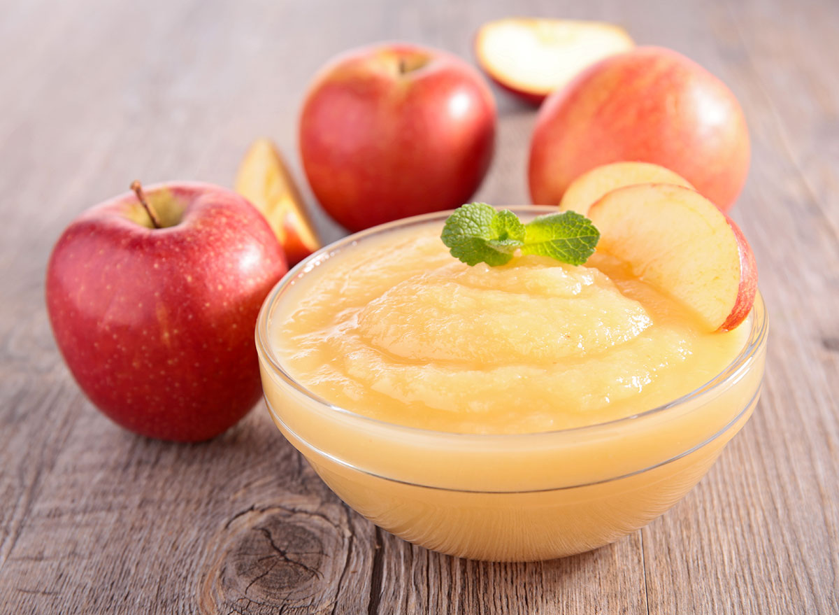 Can I eat applesauce after a meal?