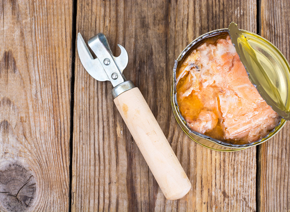 Can I eat canned salmon out of the can?
