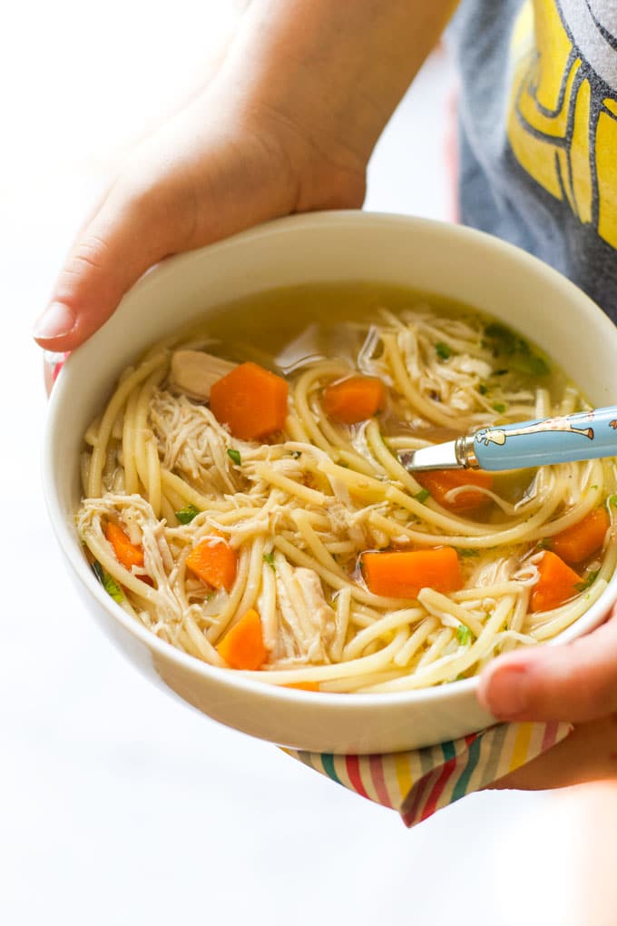 Can I eat chicken noodle soup two days before a colonoscopy?