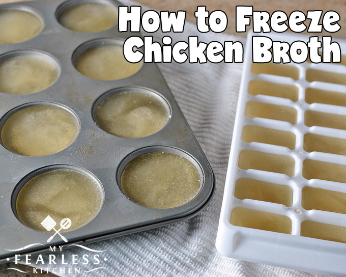 Can I freeze leftover chicken broth?