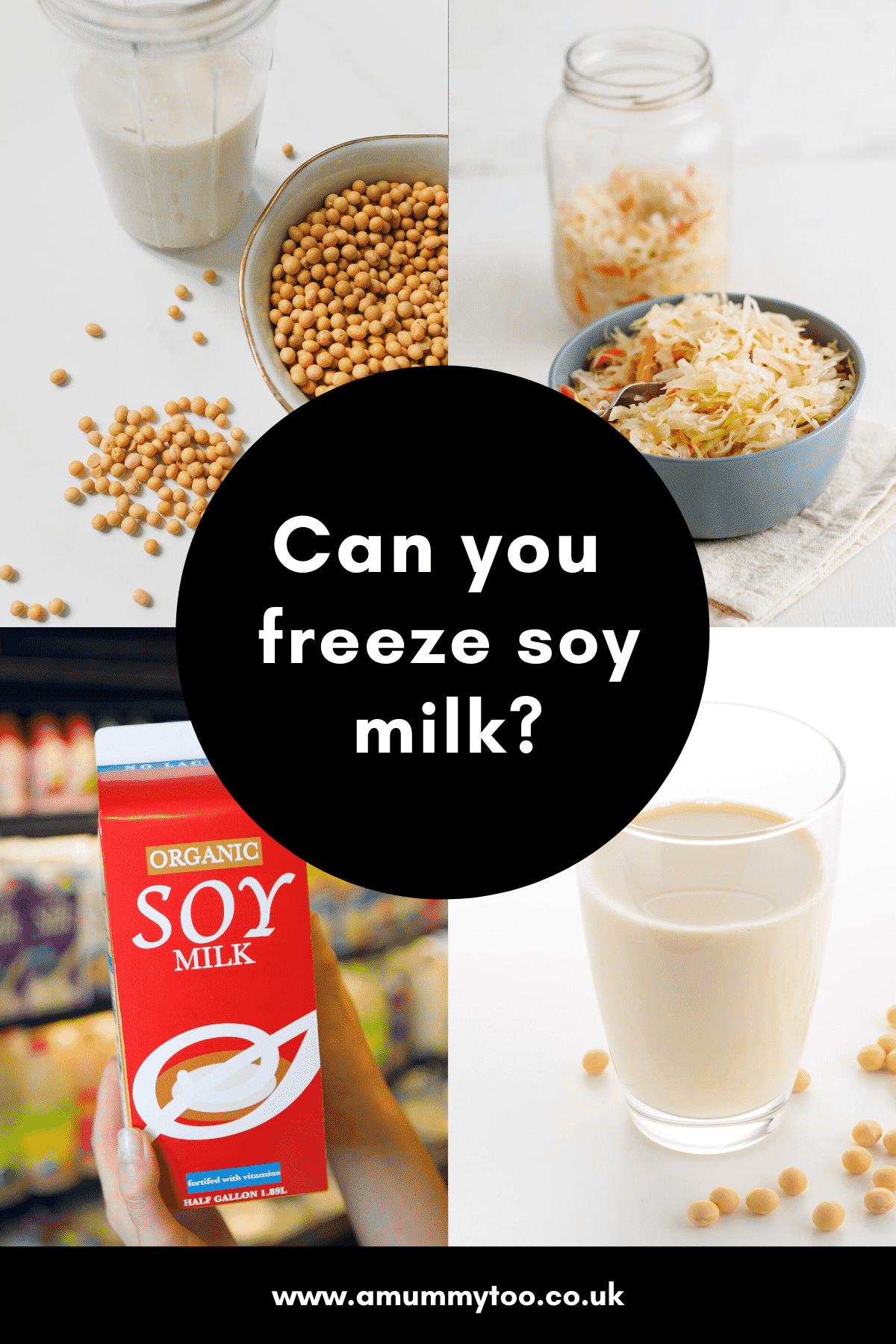 Can I freeze soy milk for later use?