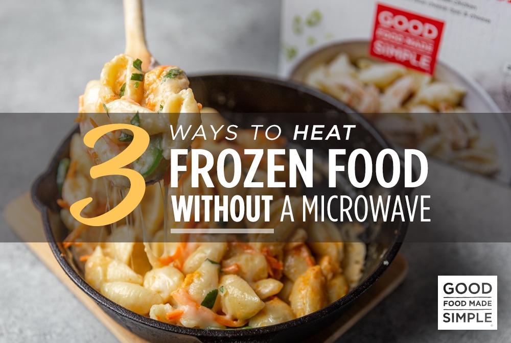 Can I heat frozen food immediately?