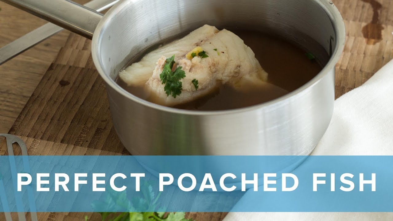 Can I poach fish in stock?