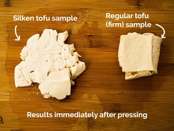 Can I press silken tofu?