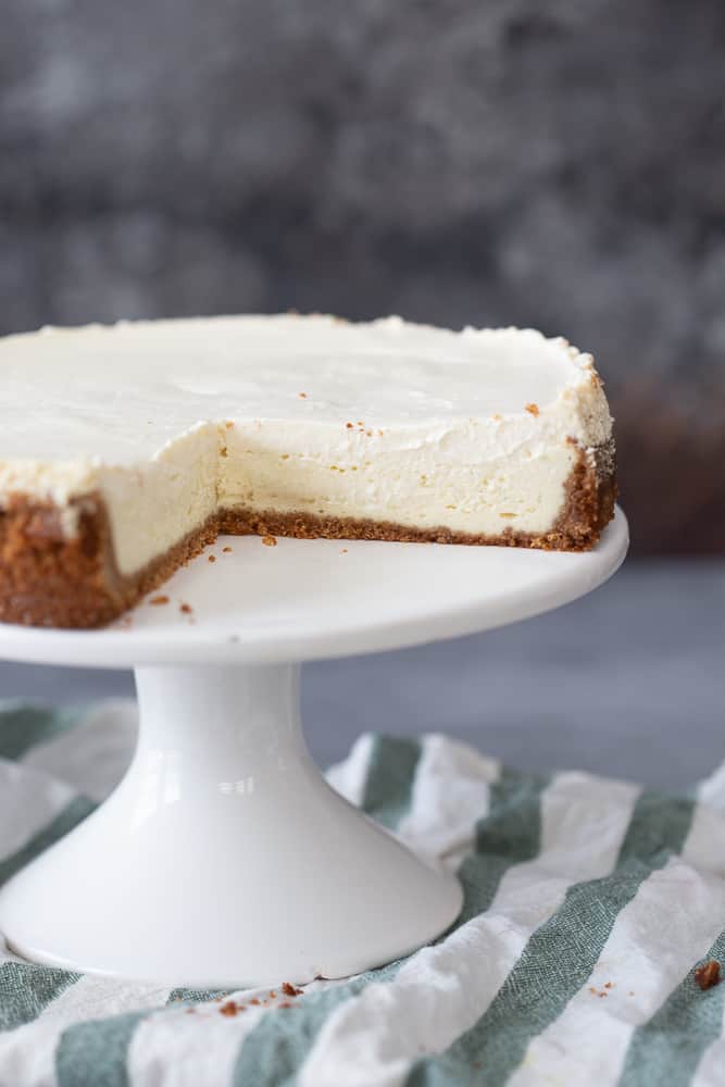 Can I skip sour cream in cheesecake?