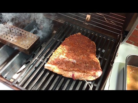 Can I smoke brisket in my Weber gas grill?