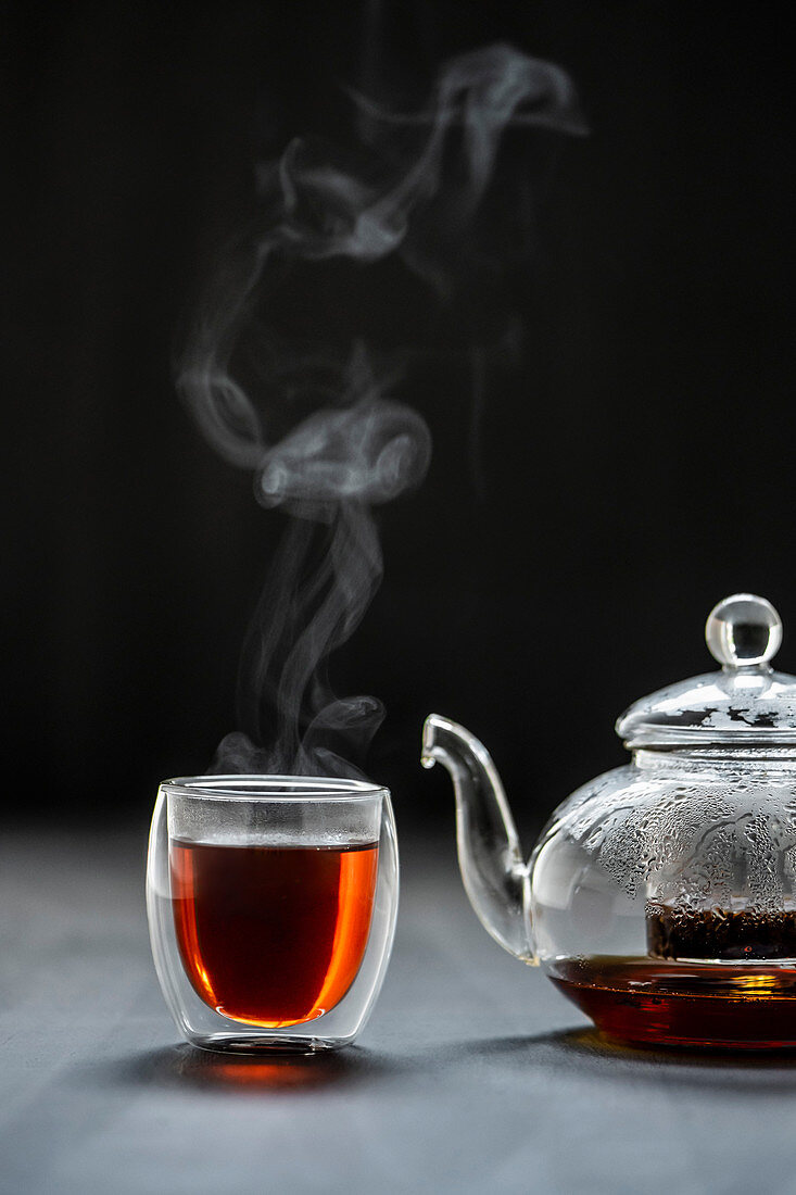 Can I steam with black tea?