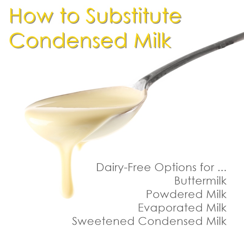 Can I substitute condensed milk for milk?