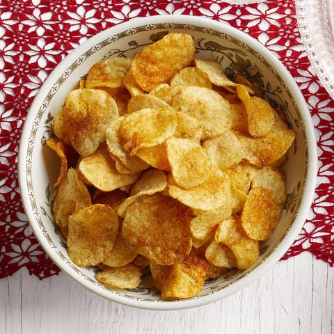 Can I substitute crushed potato chips for breadcrumbs?