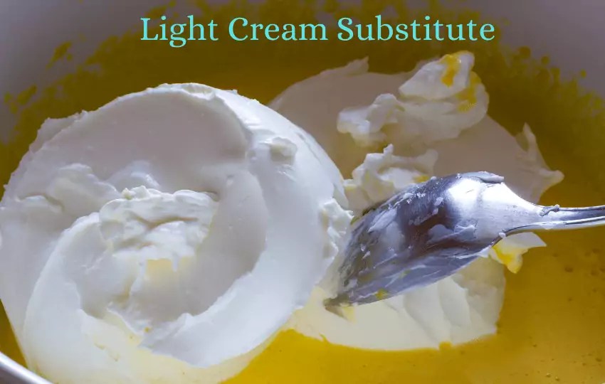Can I substitute light cream for tofu puree?