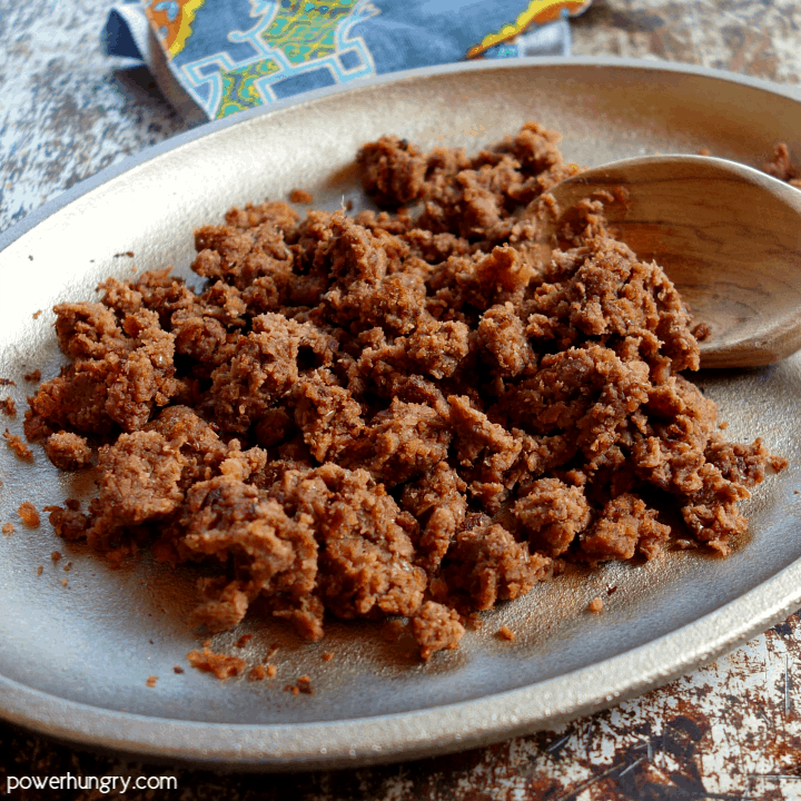 Can I substitute soy protein for ground meat?