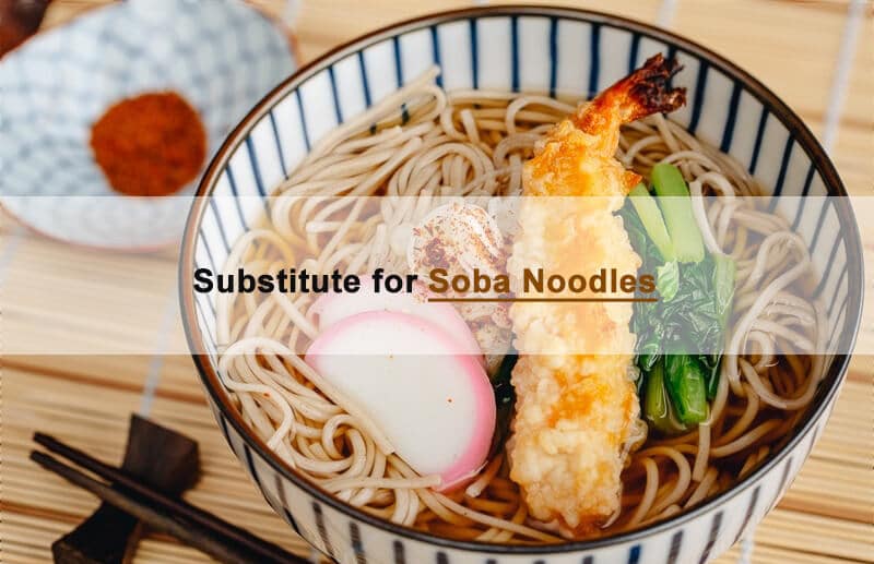 Can I substitute udon noodles for soba noodles?