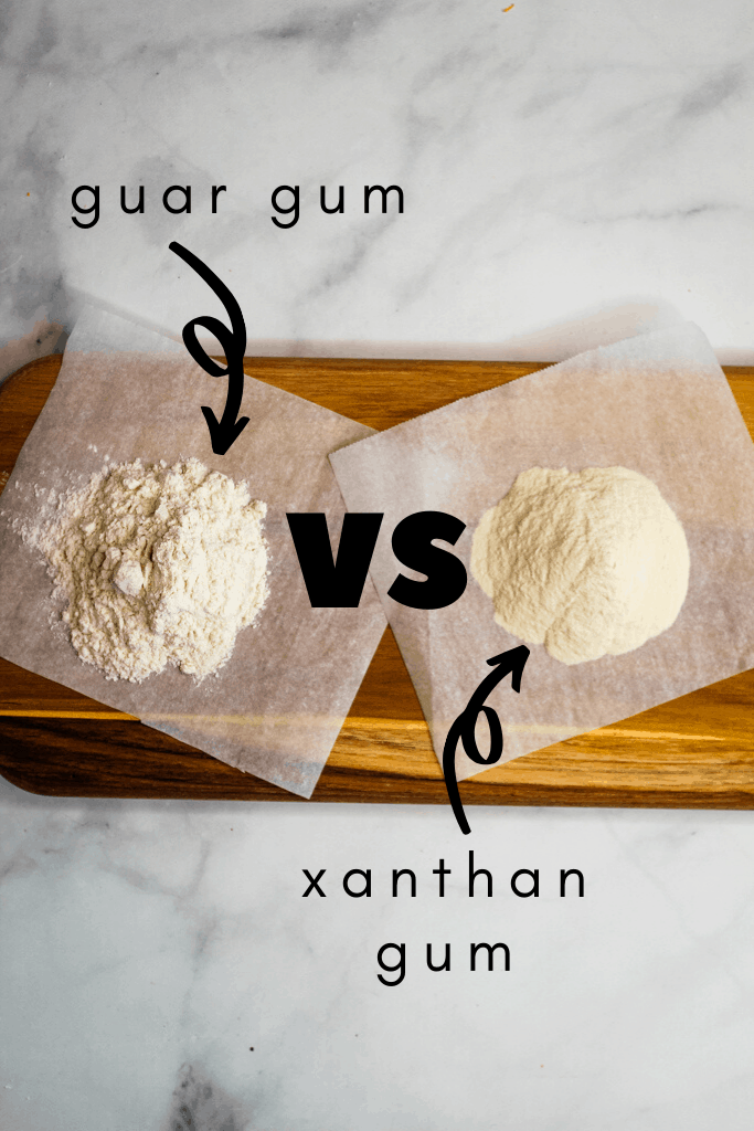 Can I substitute xanthan gum for guar gum?