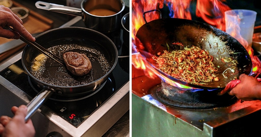 Can I use a wok as a frying pan?