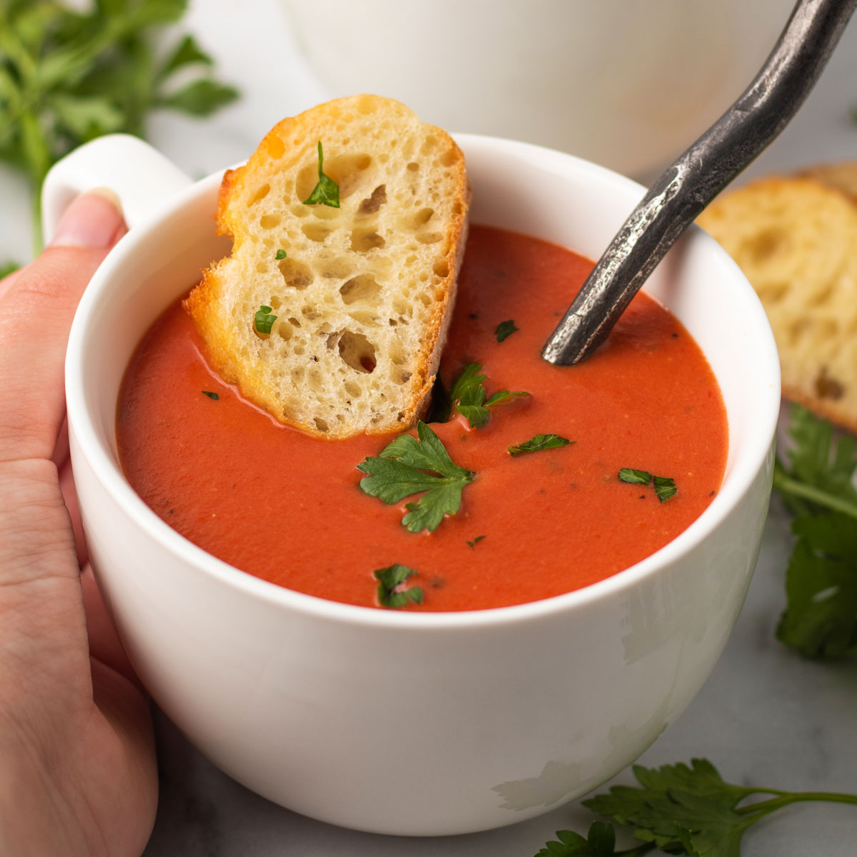 Can I use almond milk instead of tomato paste for Soup?