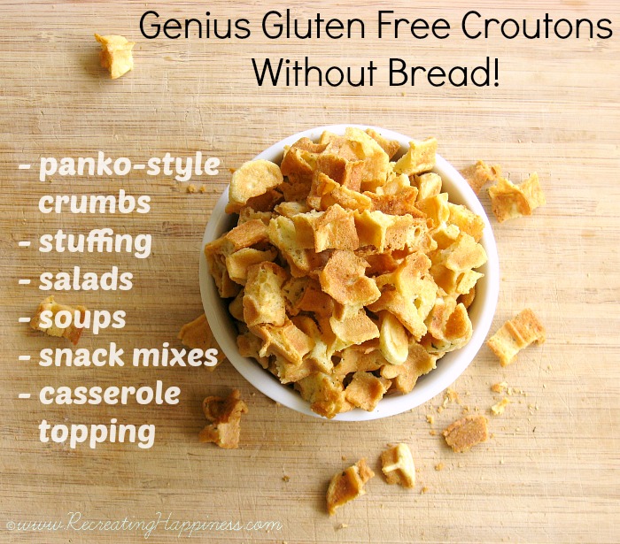 Can I use croutons instead of panko bread crumbs?