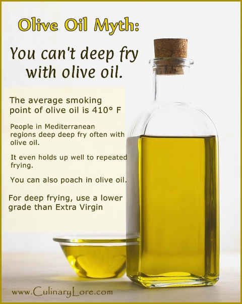 Can I use extra virgin olive oil to deep fry fish?