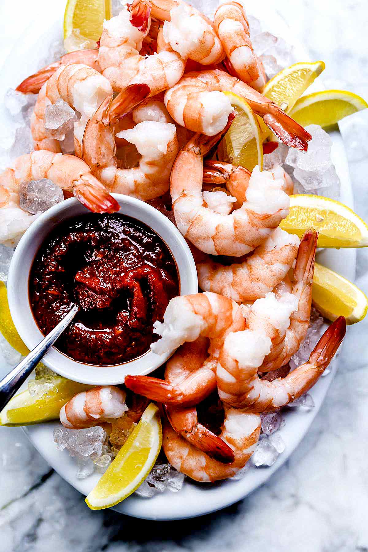 Can I use frozen cooked shrimp in a cocktail recipe?