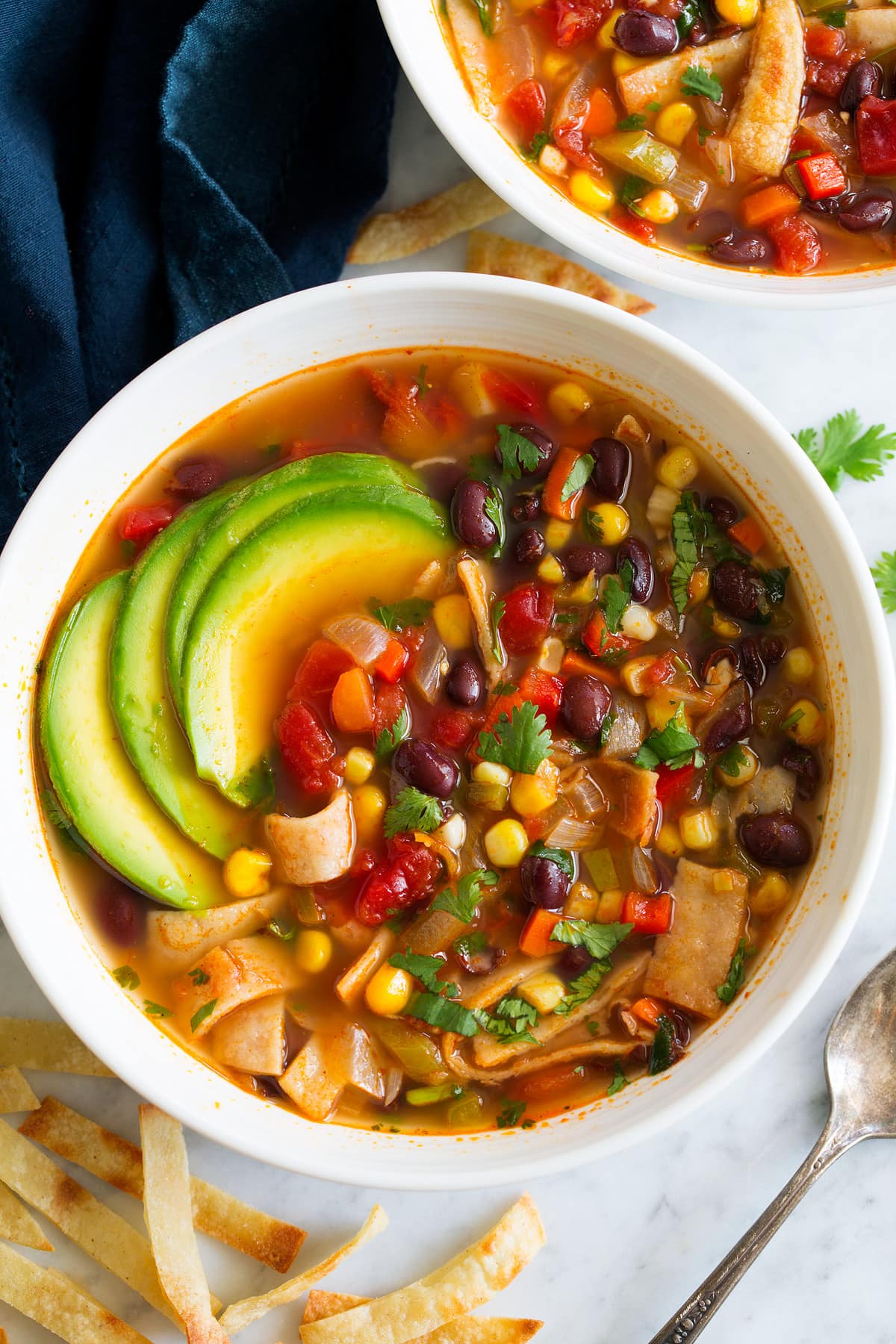 Can I use kidney beans instead of black beans in tortilla soup?