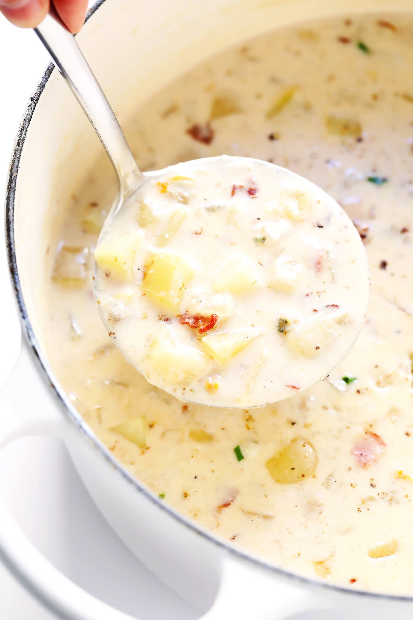 Can I use milk instead of cream in chowder?