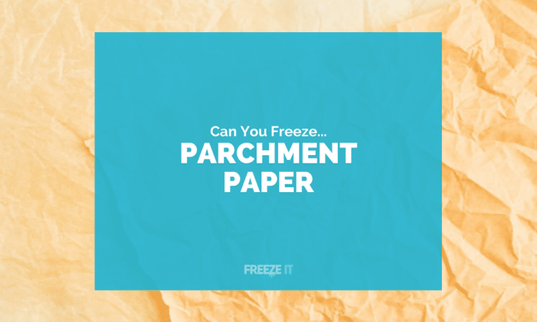 Can I use parchment paper to freeze meat?
