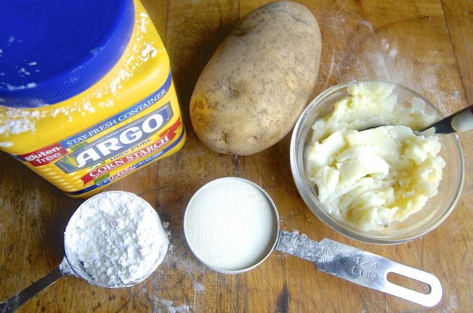 Can I use plain flour instead of potato starch?